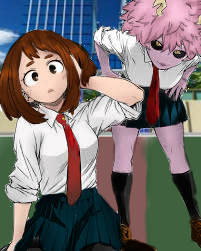 Ochaco and Mina - ibisPaint