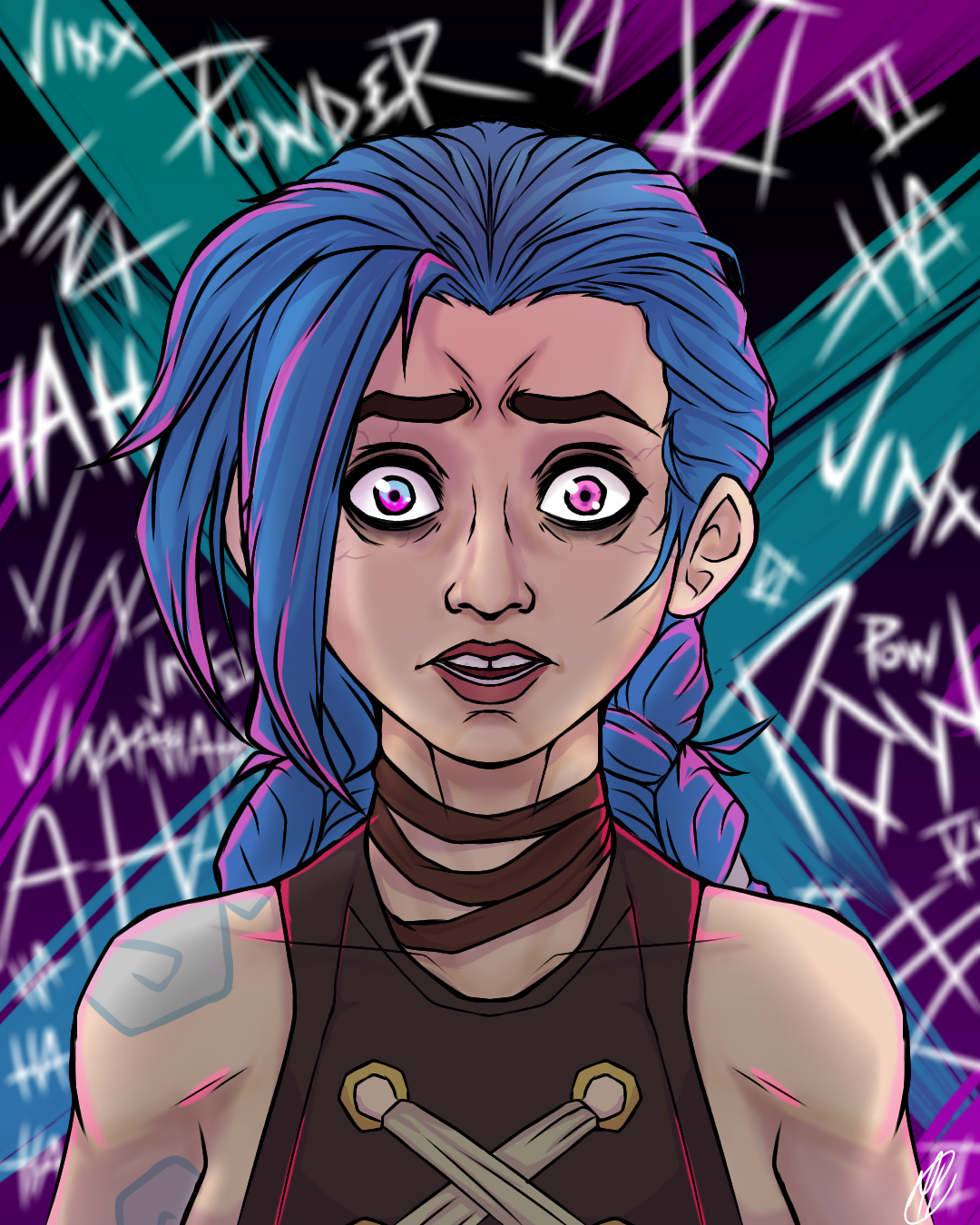 jinx arcane - ibisPaint