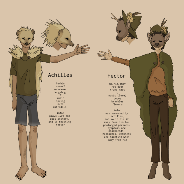 quick achilles and hector ref sheet - ibisPaint