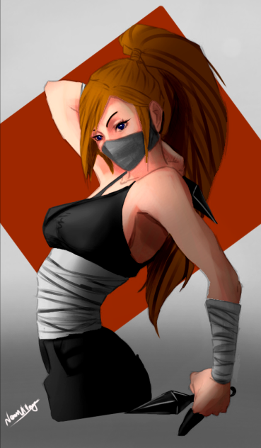 Ninja_woman - ibisPaint