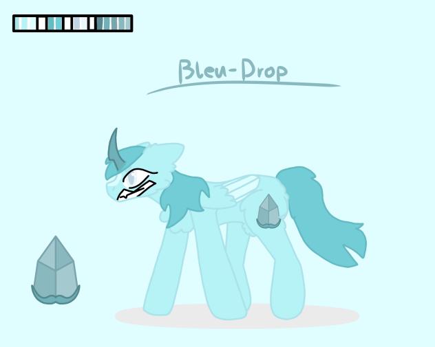 Blue Drop!!! MLP OC - ibisPaint