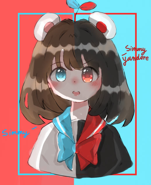 Simmy,Simmy Yandere 💙 - ibisPaint