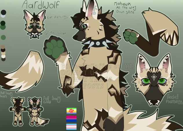 Noah aardwolf fursona - ibisPaint