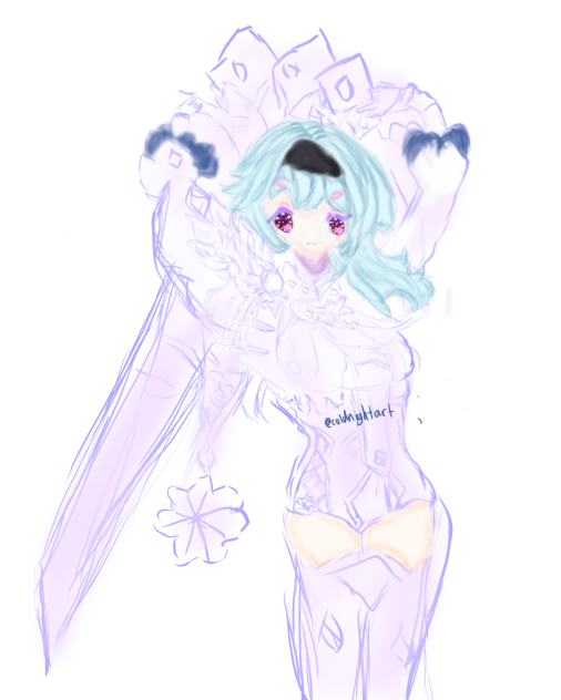 eula geshin impact - ibisPaint