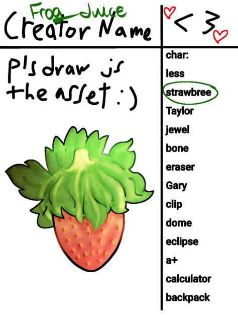 Strawbree asset!! - ibisPaint