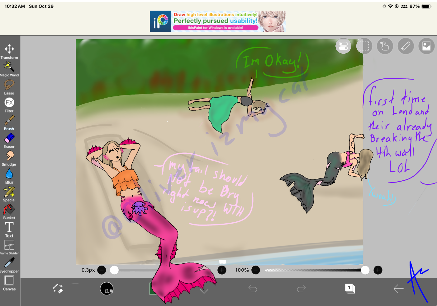 Al very breaking the 4th wall Lol - ibisPaint