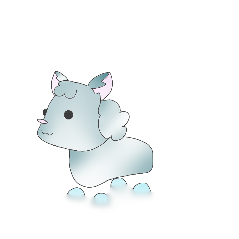 cloudy as adopt me pet - ibisPaint