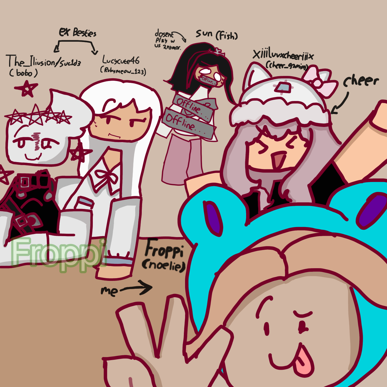 My friend group - ibisPaint