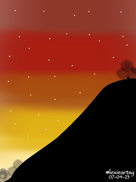 Landscape Practice 1 - ibisPaint