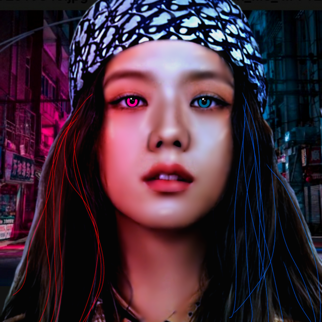 Jisoo hard neon edit - ibisPaint