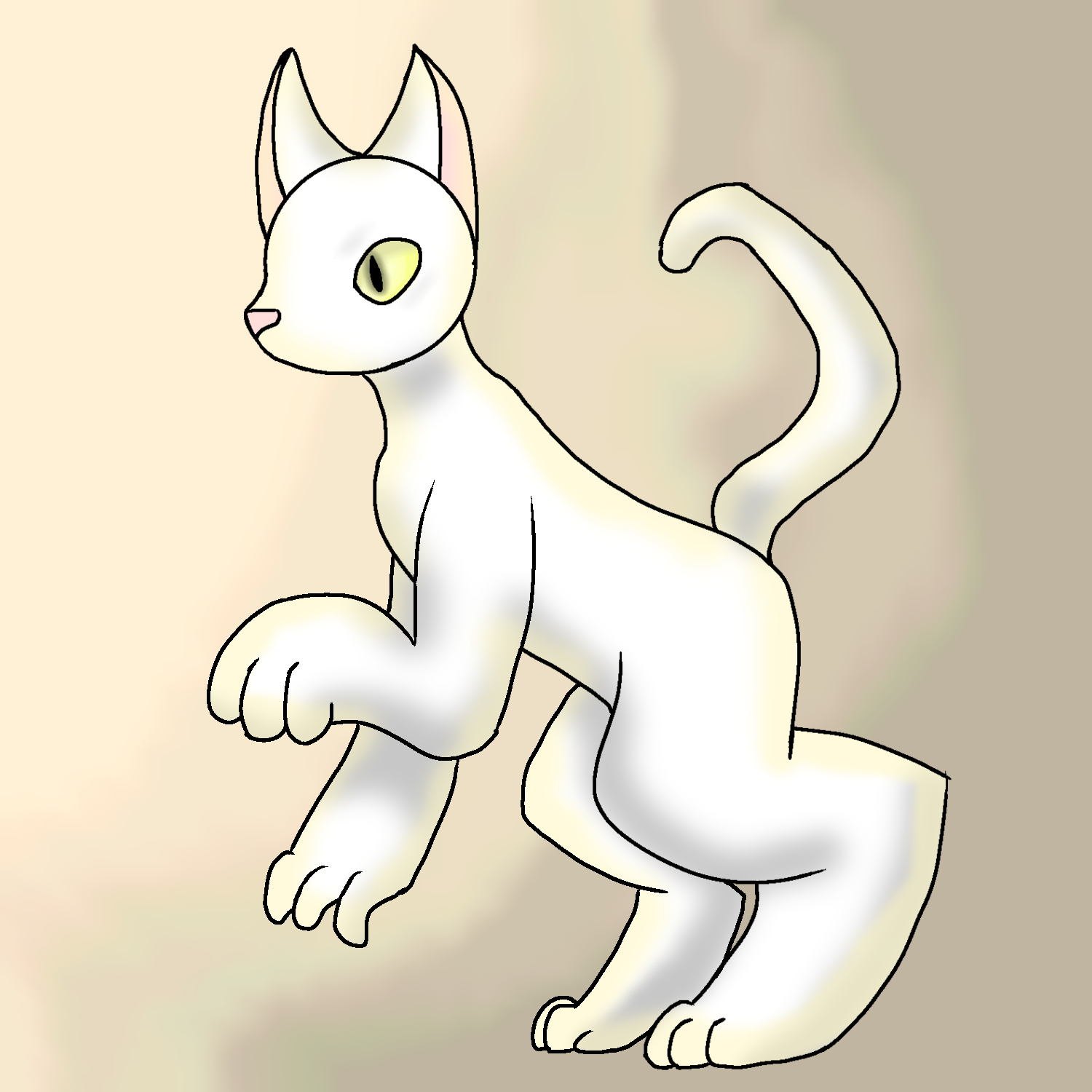 My cat as an Antro cryptid - ibisPaint
