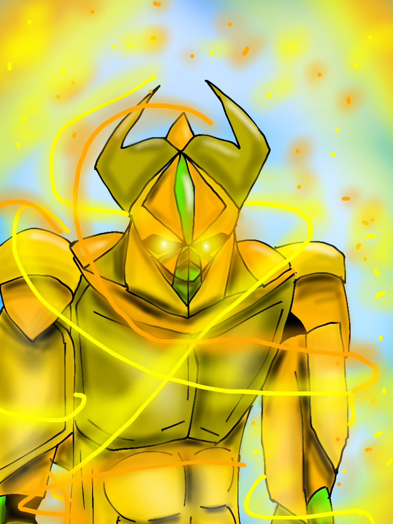 The light beetle golem - ibisPaint