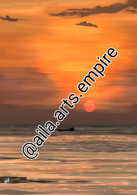 Prize request 3, sunset view - ibisPaint