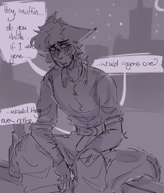 Me and My Thoughts. - ibisPaint