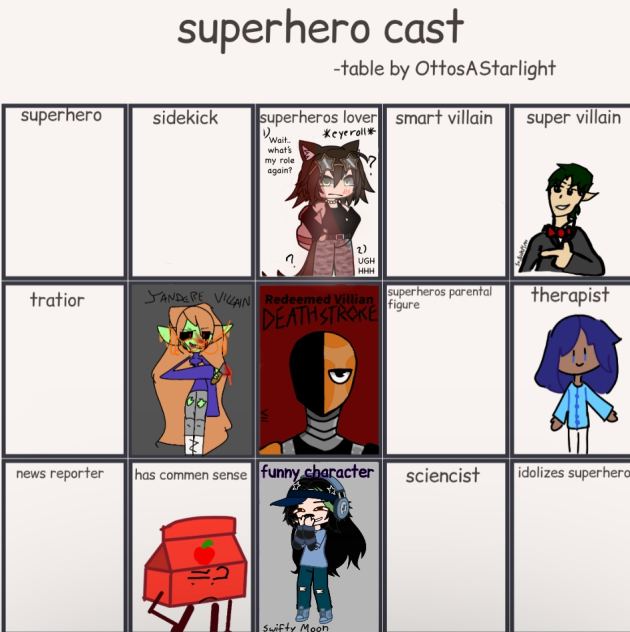 Superhero Cast - ibisPaint