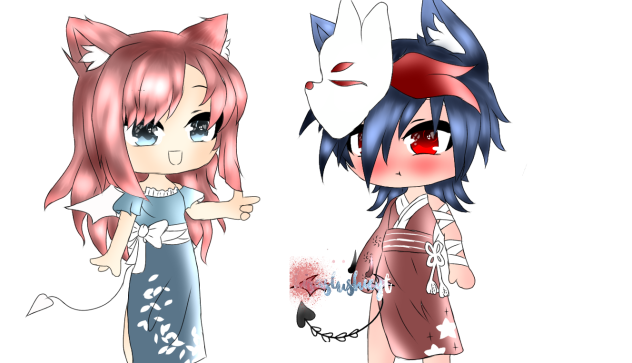 Smol Japanese Couple owo - ibisPaint