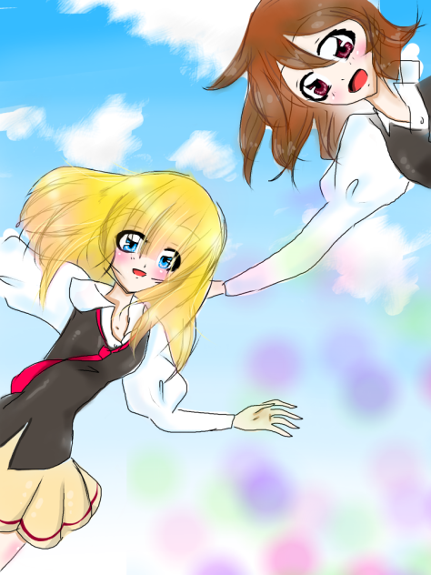 Fly to $ky - ibisPaint