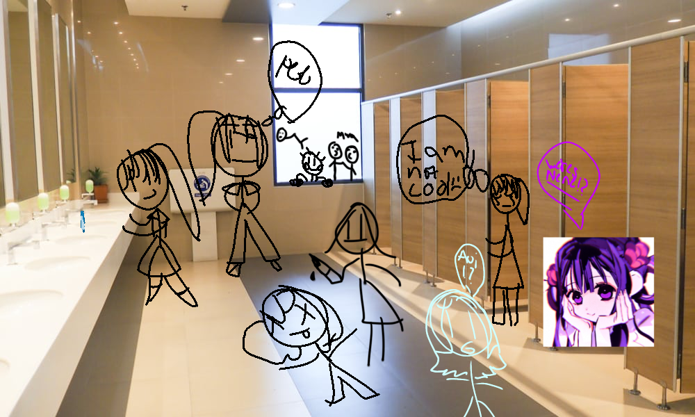 Bathroom drama - ibisPaint