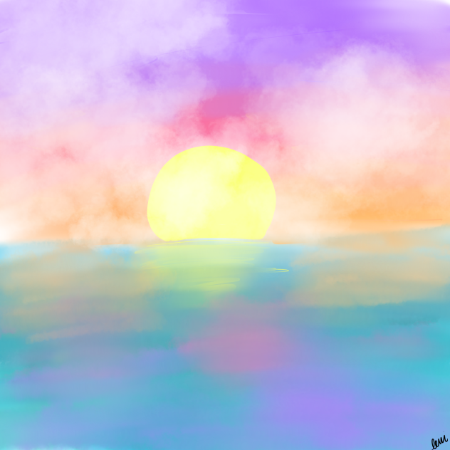 sunset - ibisPaint