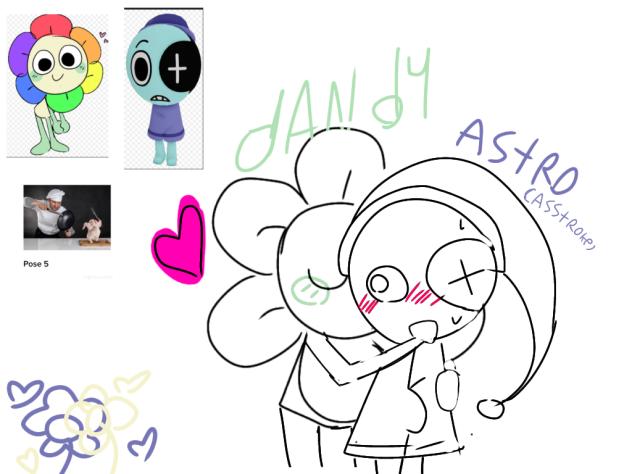 moonflower ship! (dandy and astro) - ibisPaint