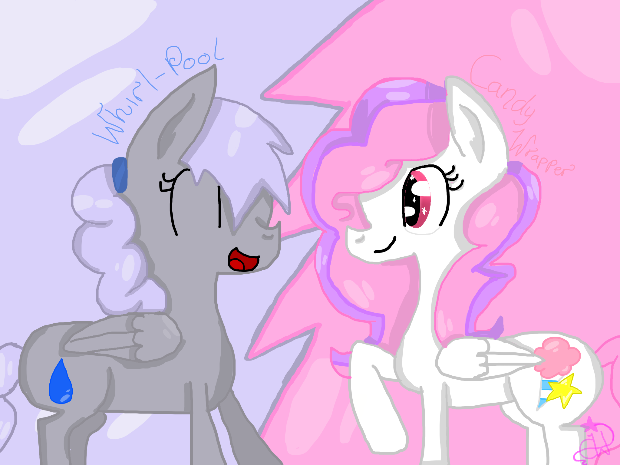 whirl pool & candy wrapper - ibisPaint