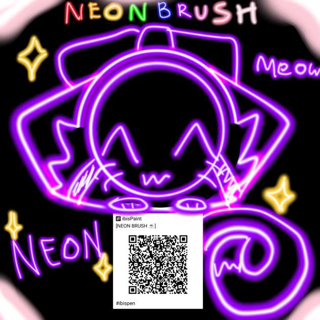 NEON BRUSH ☕ - ibisPaint