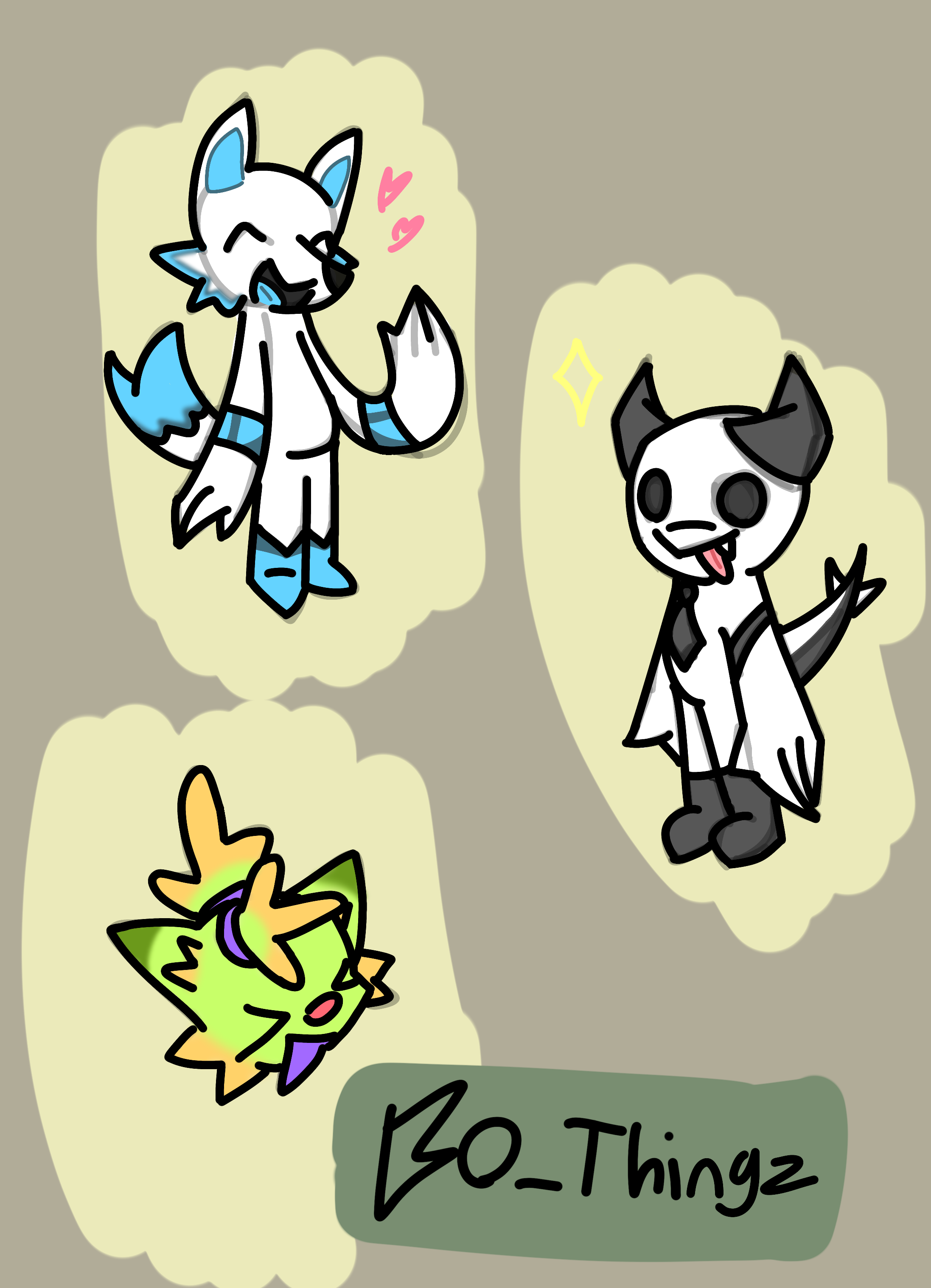 Silly lil characters - ibisPaint