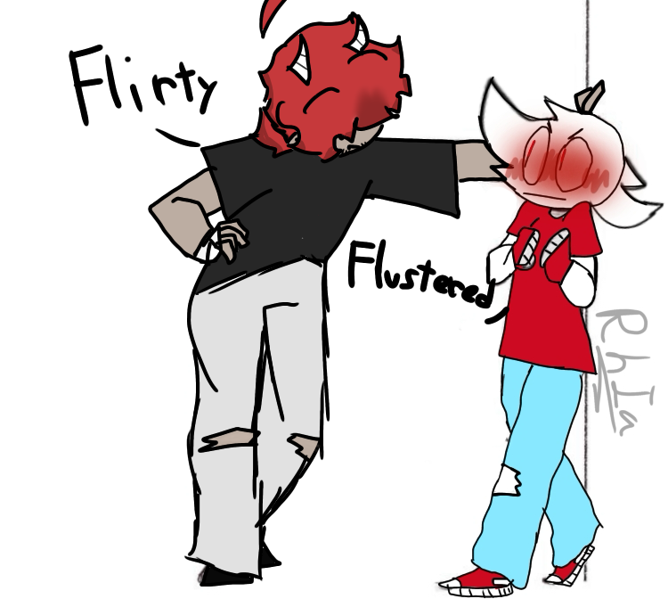 Flirty x Flustered - ibisPaint