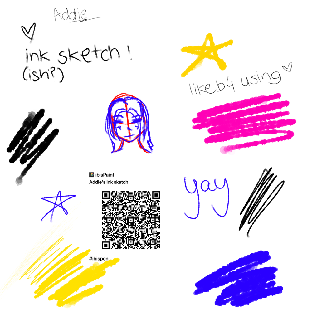 ink sketch pen yayayyy - ibisPaint