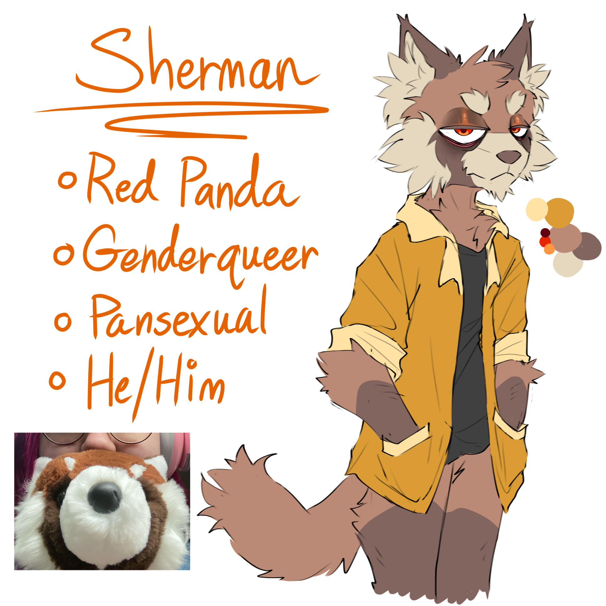 Sherman character sheet thing - ibisPaint