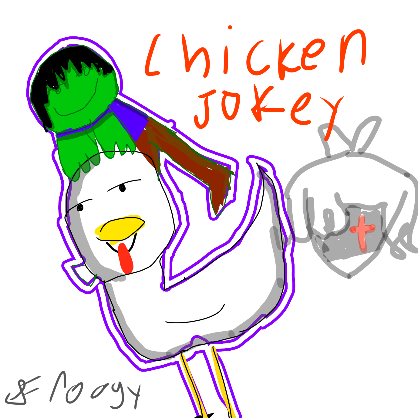 Chiken jokey - ibisPaint