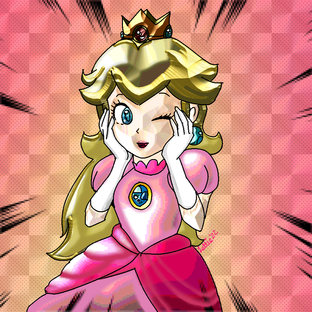 Queen Peach 👑🍑 - ibisPaint