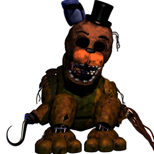 Withered Freddy Bonnie Chica Foxy Golden - ibisPaint
