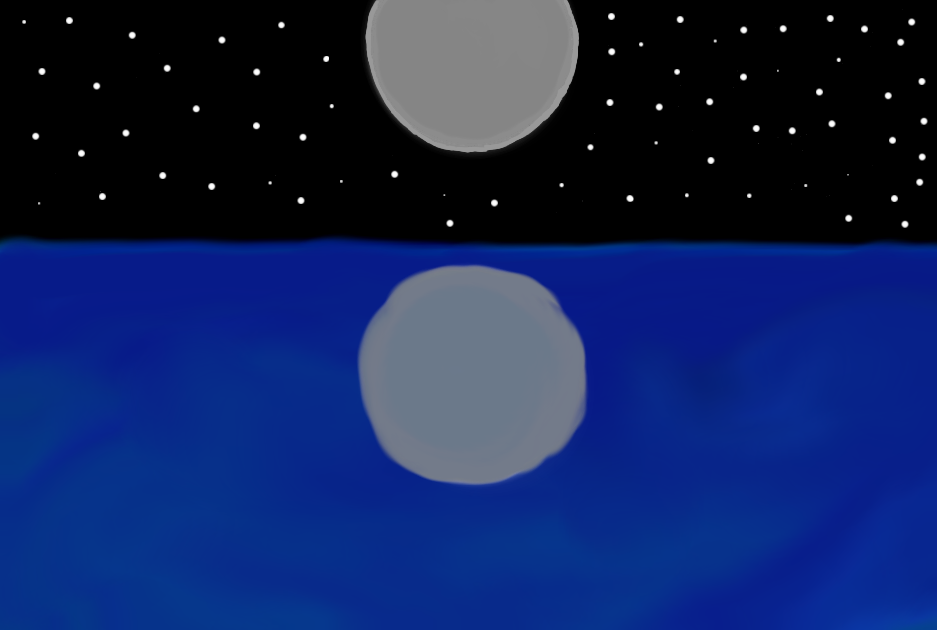 Noite Refletida - ibisPaint