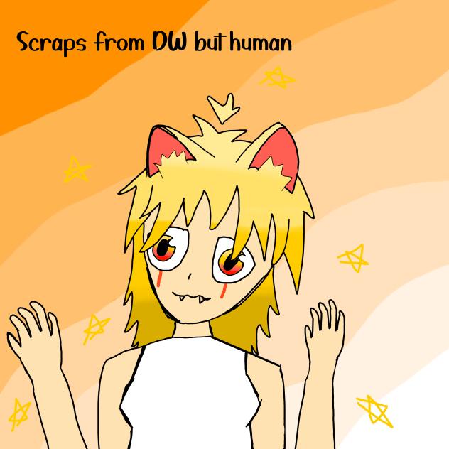 Scraps from DW but human + my art style - ibisPaint