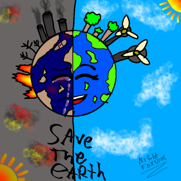 Save the earth - ibisPaint