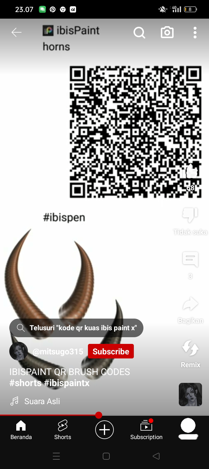 qr not mine - ibisPaint