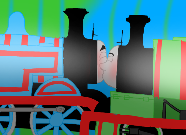 Thomas x Percy (late pride month art) - ibisPaint