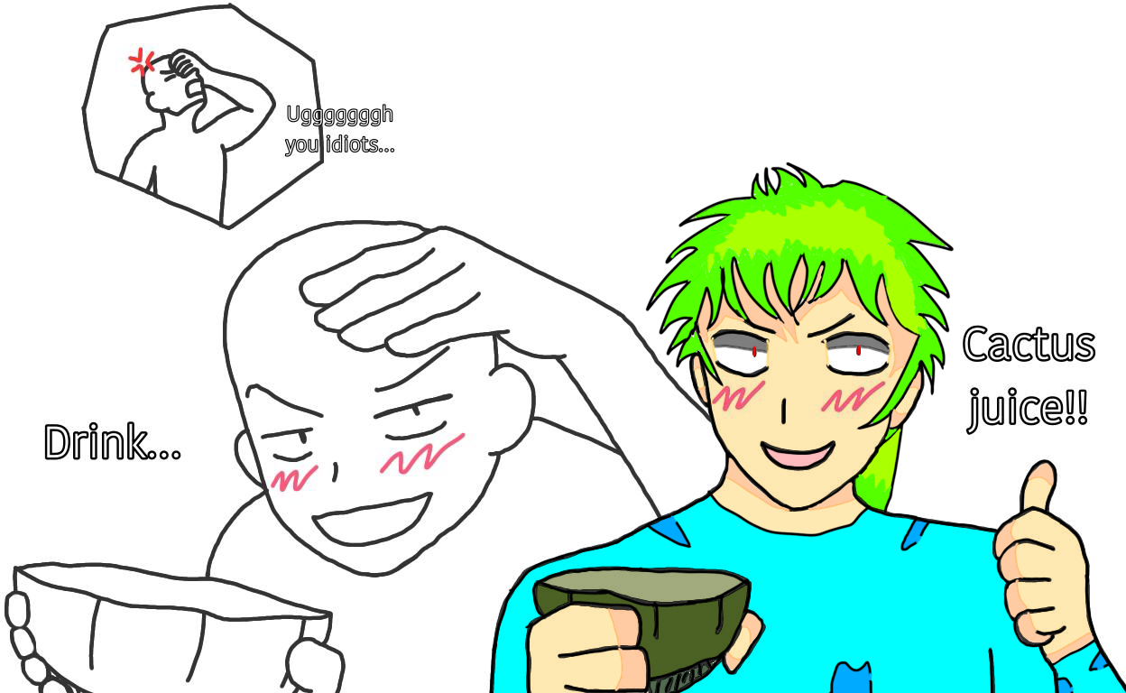 CACTUS JUICE COLLAB - ibisPaint