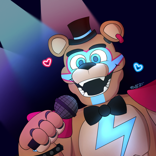 Glamrock Freddy!! - ibisPaint