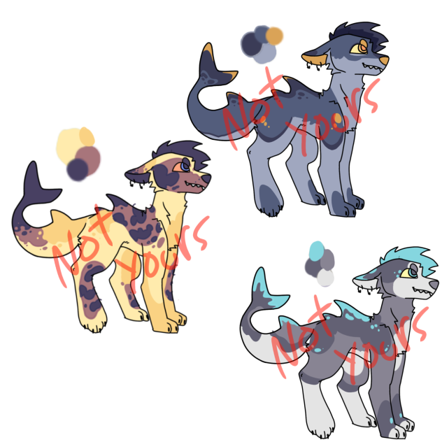 3 more shark adoptables! - ibisPaint