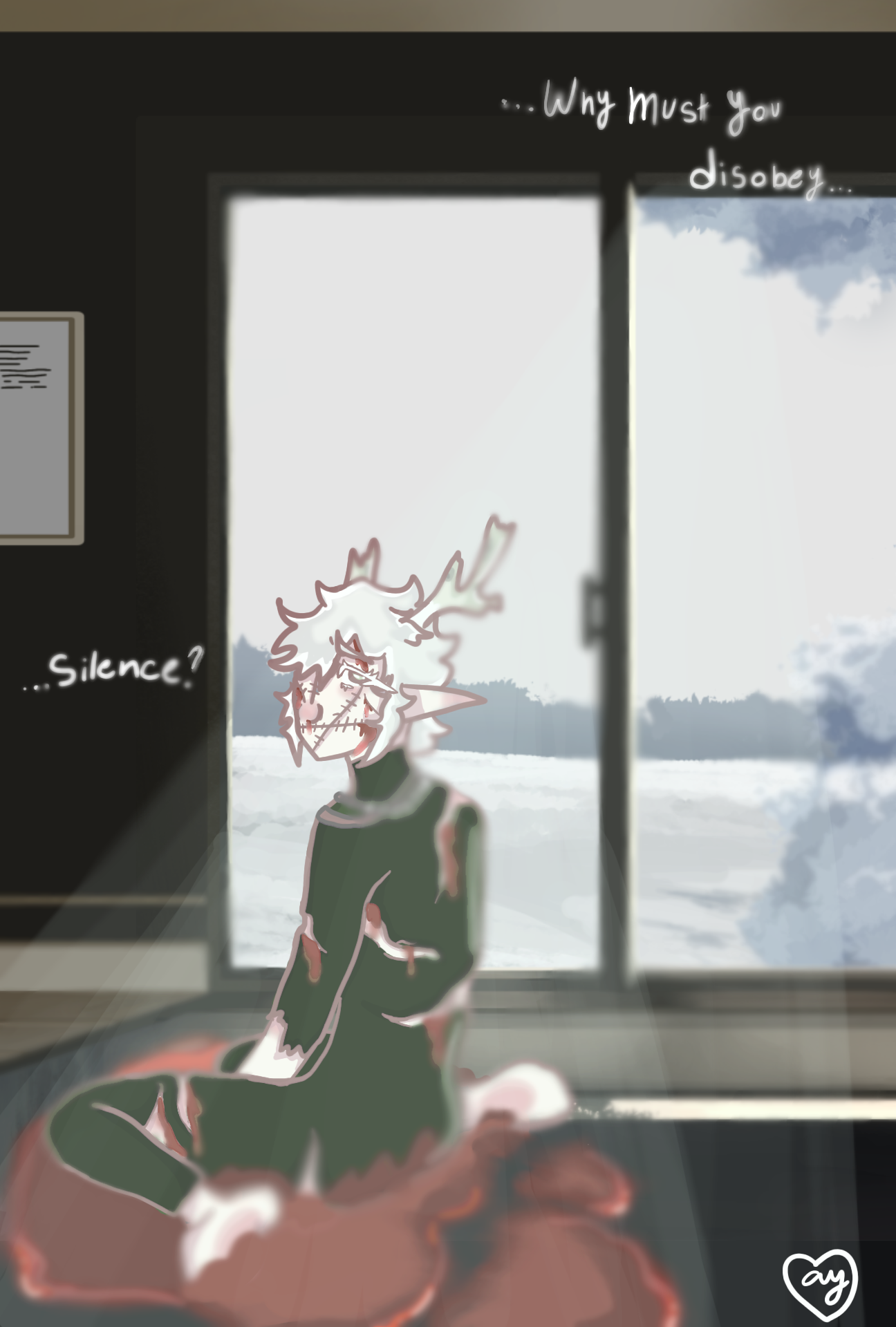 •silence• (TW blood, gore) - ibisPaint