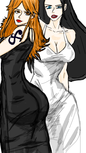 Nami and Robin - ibisPaint