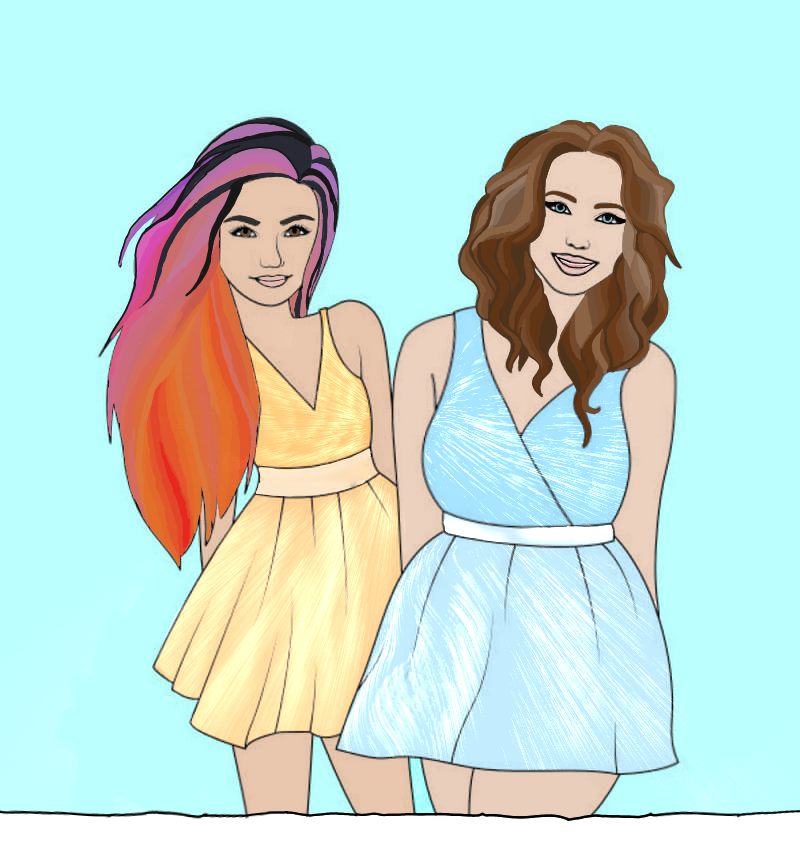 OC’s Kim Aeri and Kang Jael - ibisPaint