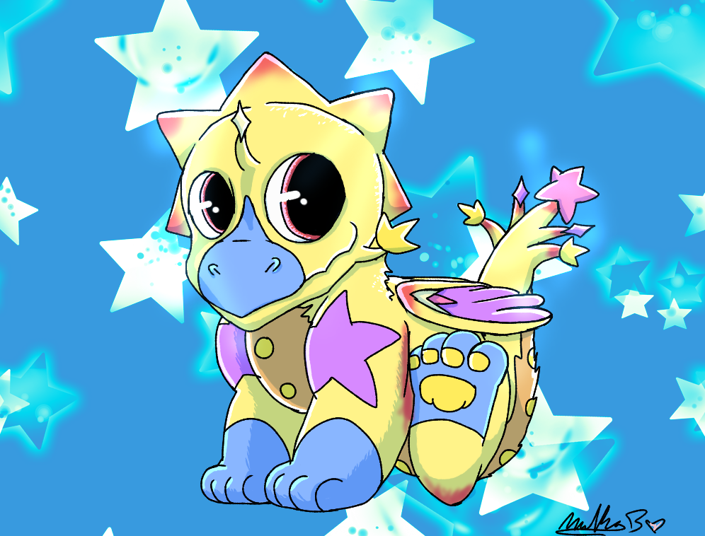 Baby Star Dragon! 💕😍 - ibisPaint