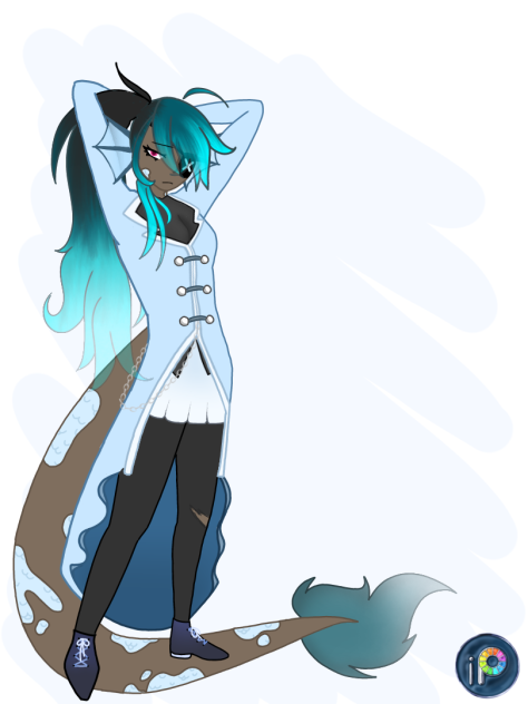 Blue oc challenge (Artfol) - ibisPaint