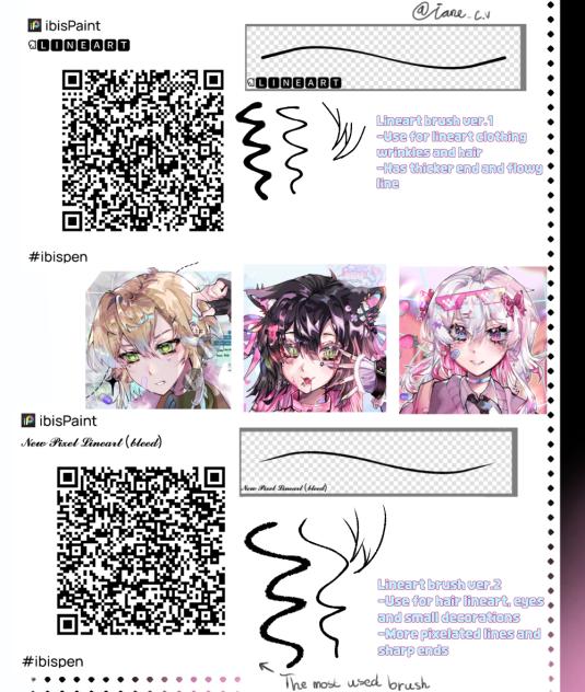 𝚀𝚛 𝙲𝚘𝚍𝚎 𝙻𝚒𝚗𝚎 𝙱𝚛𝚞𝚜𝚑 - ibisPaint