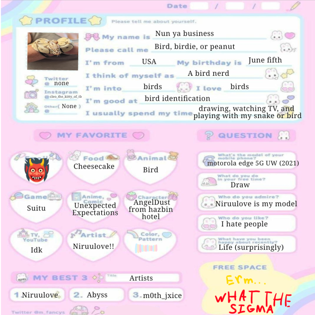 About me! - ibisPaint