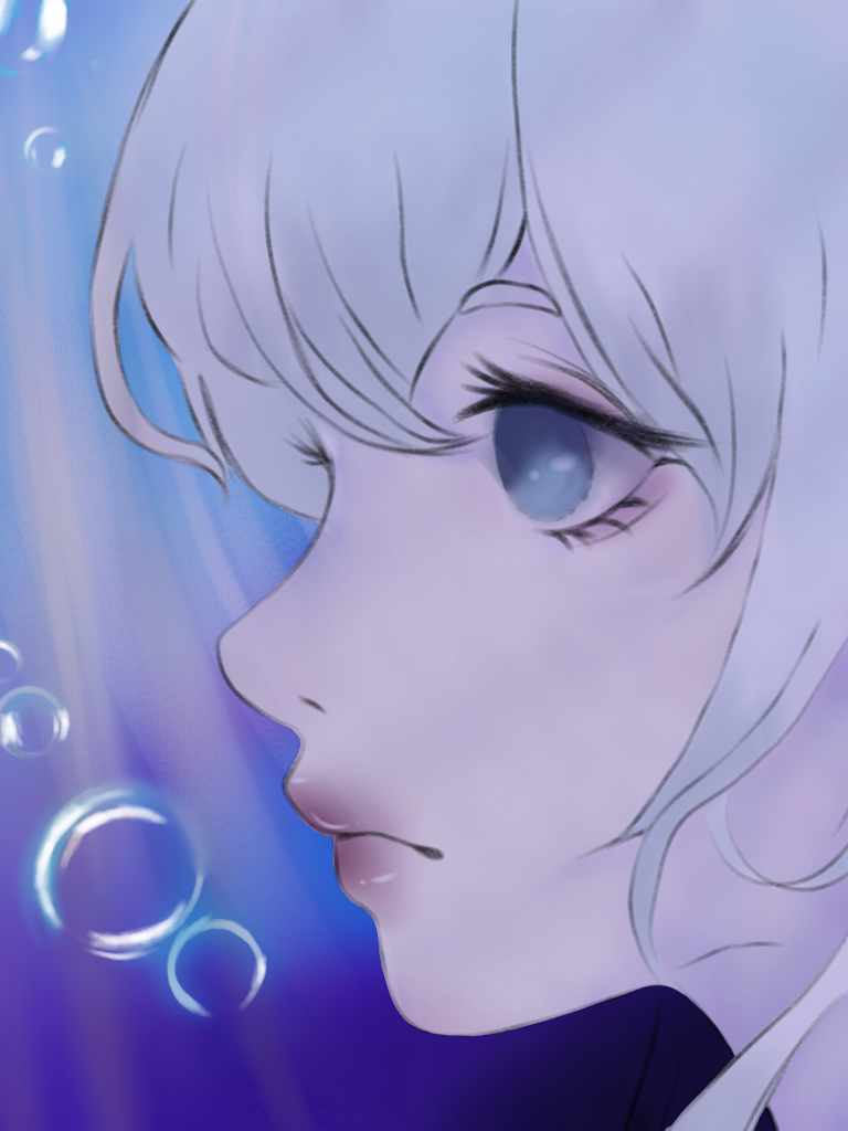 In the deep ocean - ibisPaint