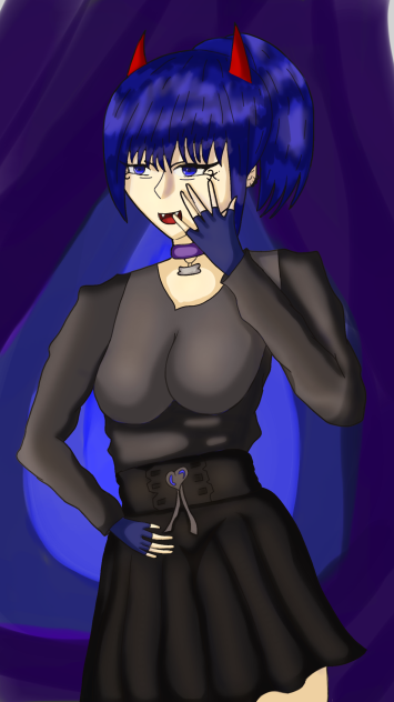 demonic girl 😈 - ibisPaint